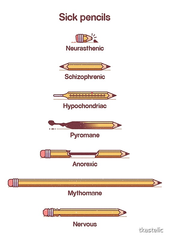 "Sick pencils" by tkastelic | Redbubble