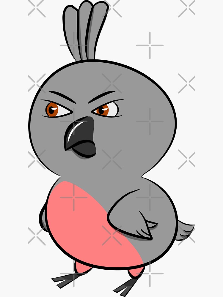 "Mad Parrot" Sticker by STRSHADOW | Redbubble