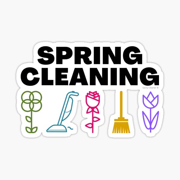 "Spring Cleaning Funny Cleaning Lady Housekeeper Janitor " Sticker by ...