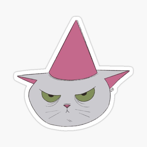 "Party Pooper" Sticker by ShadedSanchia | Redbubble