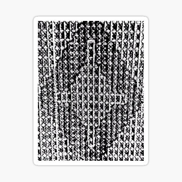 "BW Diamond Weave" Sticker for Sale by SRAEmpire | Redbubble