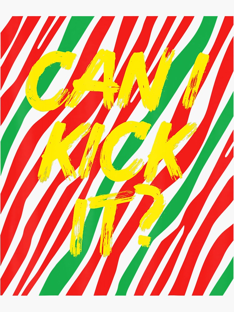 "Can Kick It 90s Hip Hop Matching Pair" Sticker for Sale by EveNew5 ...