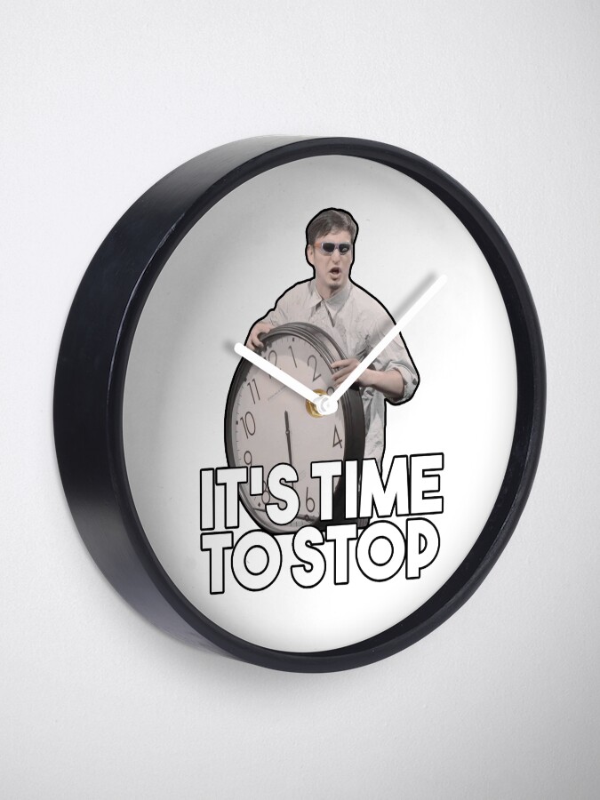 "ITS TIME TO STOP - FILTHY FRANK" Clock for Sale by jenkii | Redbubble