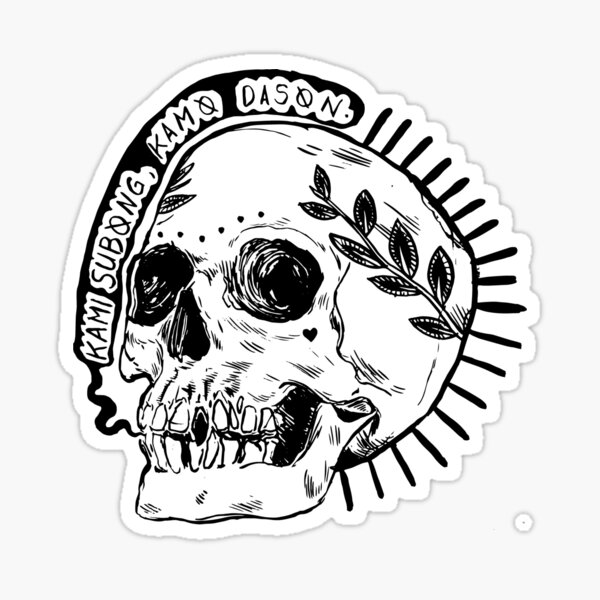 "Antique Calavera" Sticker for Sale by ginoe | Redbubble