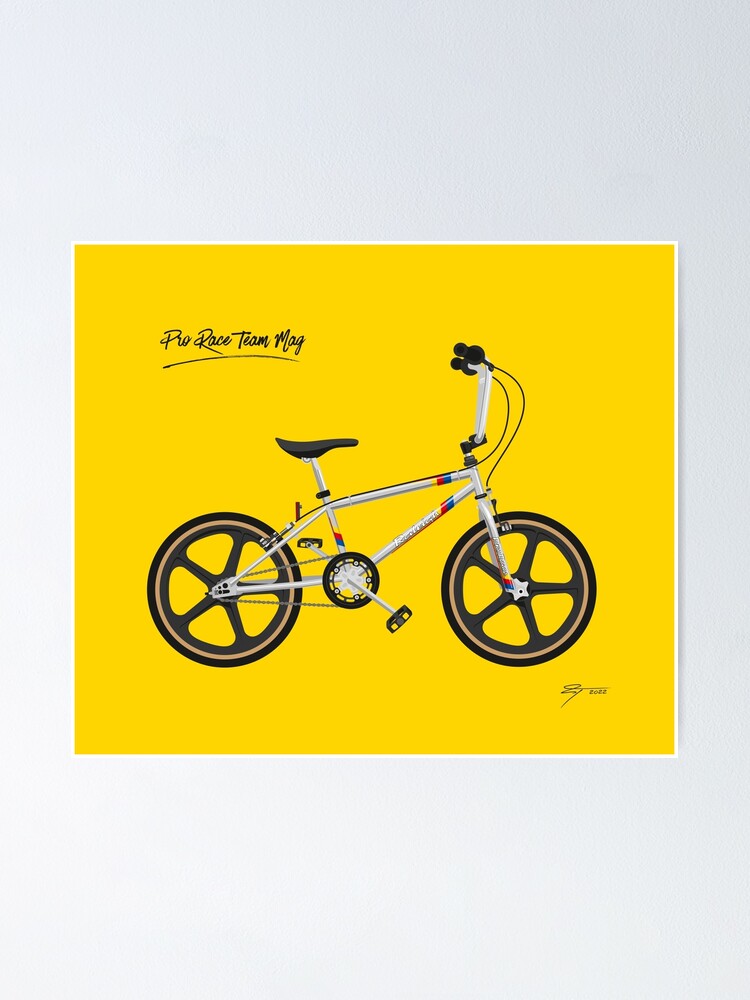 "Raleigh Pro Race Team Mag" Poster for Sale by Tunstall | Redbubble