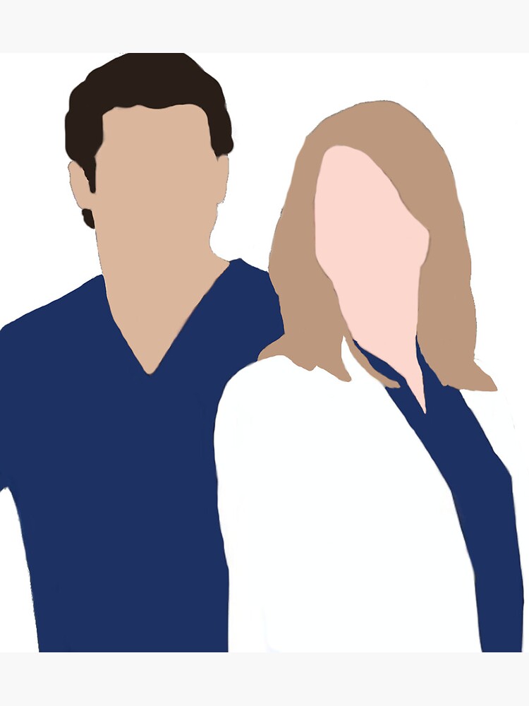 "Meredith and Derek" Poster for Sale by Vale-tvseries | Redbubble
