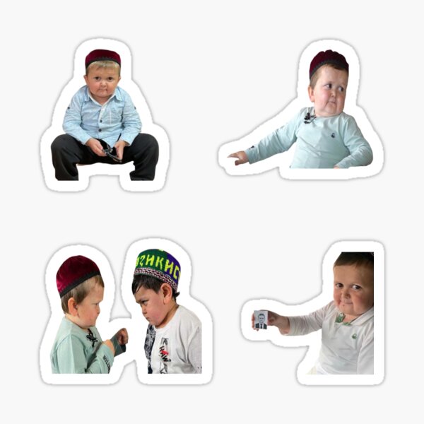 "Hasbulla Sticker Pack" Sticker for Sale by BitternotMeme | Redbubble