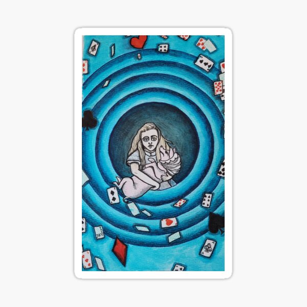 "Alice. " Sticker by GothFrogJazz | Redbubble