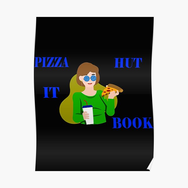 "Pizza Hut Book It - Book it! design from the 80s. Vector art ...