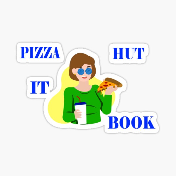 "Pizza Hut Book It - Book it! design from the 80s. Vector art ...