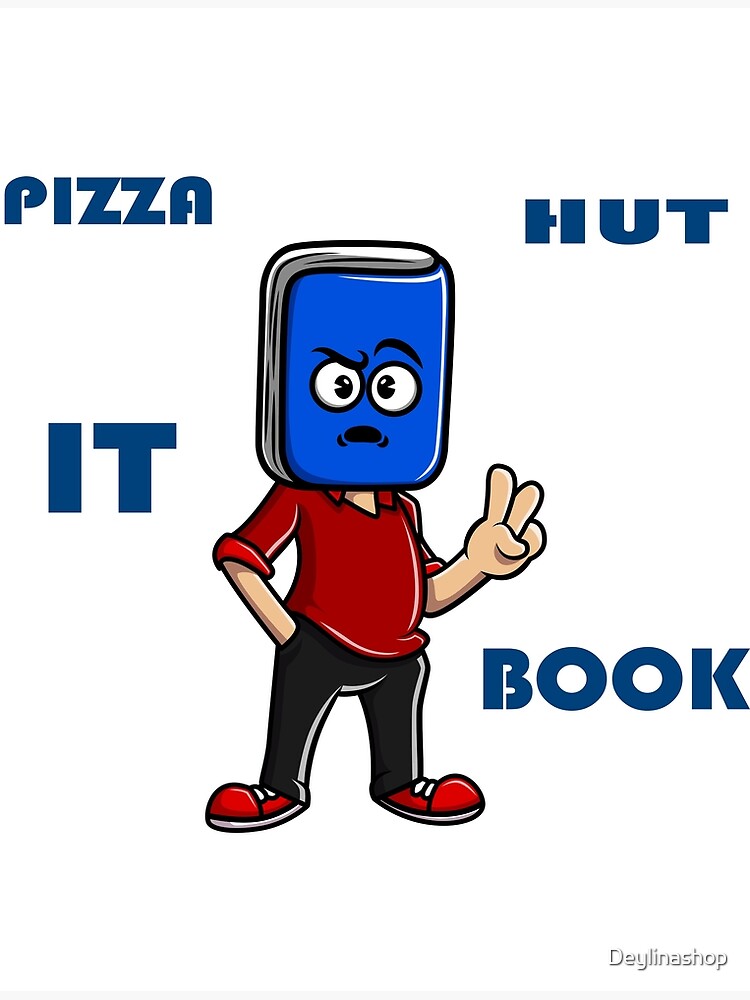 "Pizza Hut Book It - Book it! design from the 80s. Vector art ...