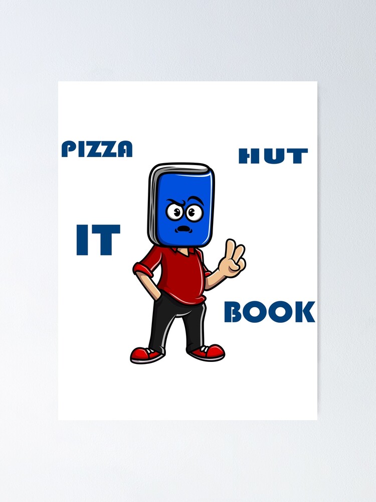 "Pizza Hut Book It - Book it! design from the 80s. Vector art ...