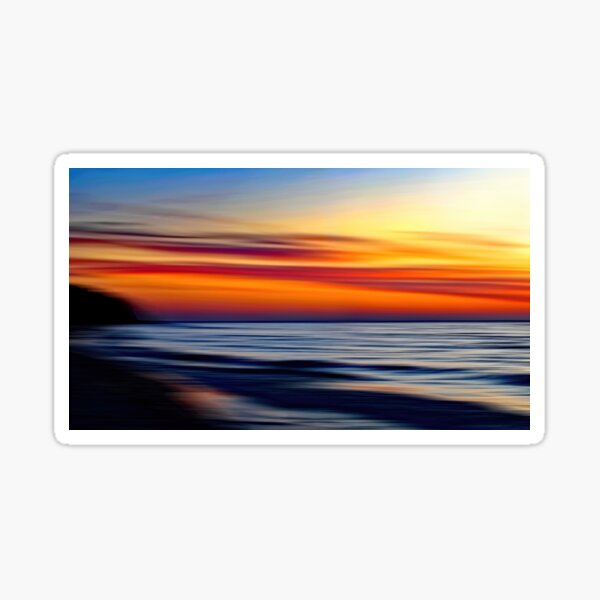 "Sunset Smooth" Sticker by Kathilee | Redbubble