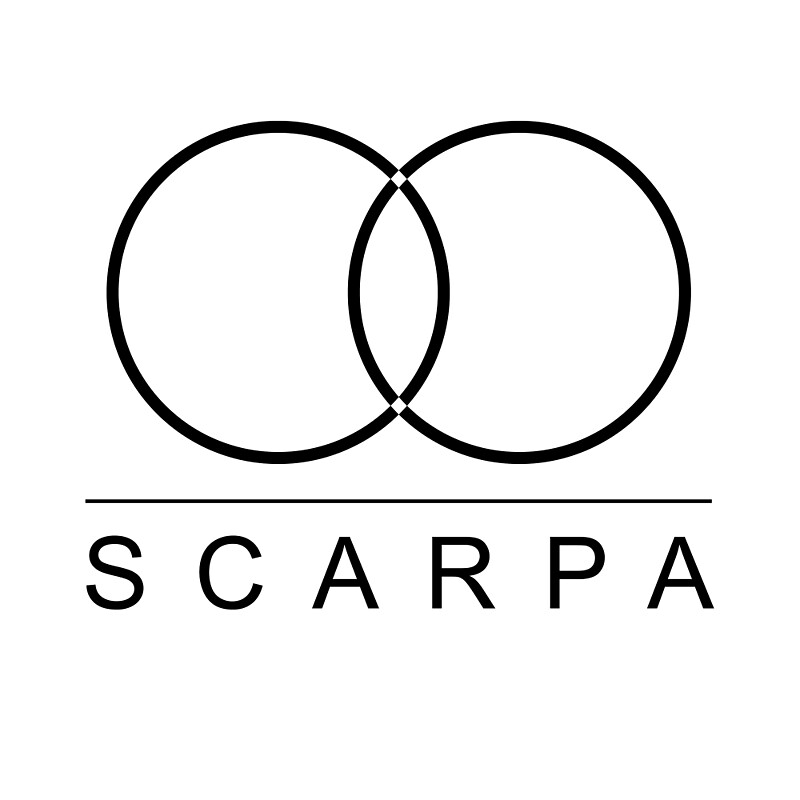 "Carlo Scarpa Logo - Black" by StrangeReflect | Redbubble