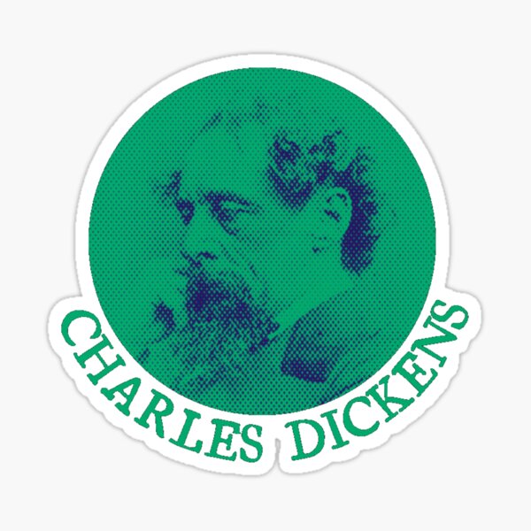 "Charles Dickens " Sticker for Sale by Suyogsonar25 | Redbubble