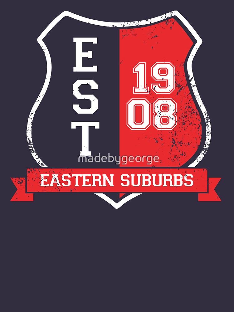 "Eastern Suburbs Rugby League: Established Shield" T-shirt for Sale by ...