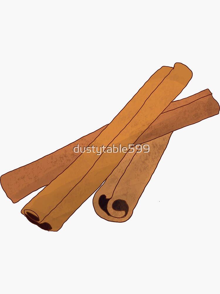 "cinnamon sticks" Sticker for Sale by dustytable599 | Redbubble