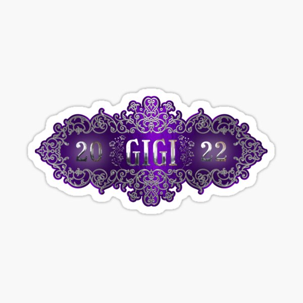 "GIGI 2022" Sticker for Sale by SoldierAlways | Redbubble