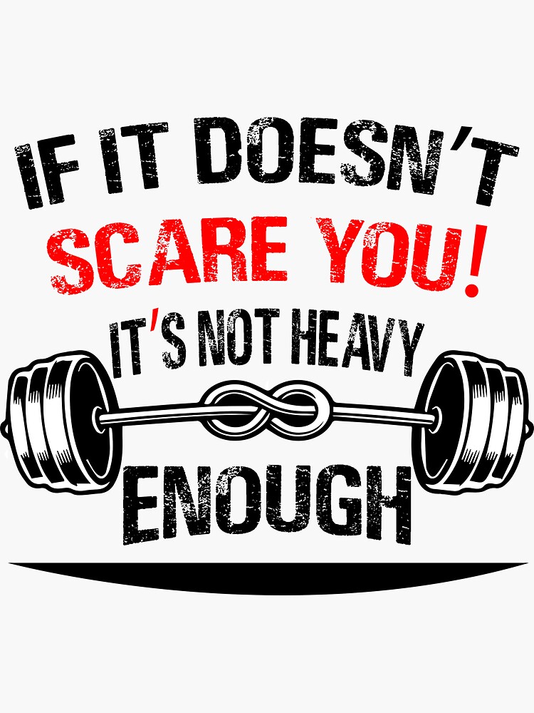"Fitness Motivation 2022 : if it doesn't scare you it's not heavy ...