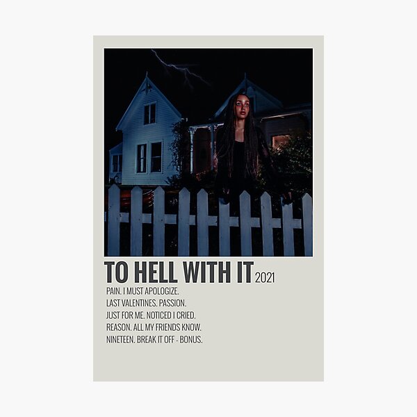 "pinkpantheress to hell with it album" Photographic Print for Sale by ...