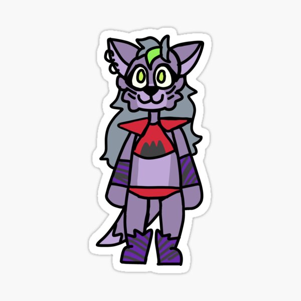 "Fnaf roxy roxanne wolf" Sticker for Sale by sproutsofart | Redbubble