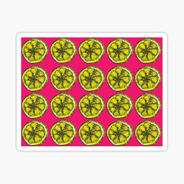 "Stone Roses - Lemon wallpaper" Sticker for Sale by Pumpkin-punk ...