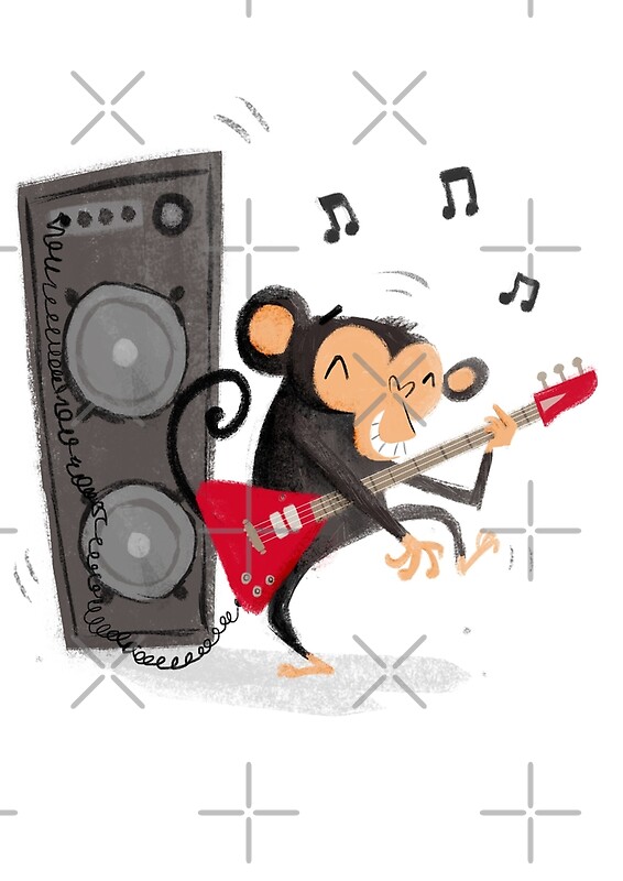 "Funky Monkey" by tonyneal | Redbubble