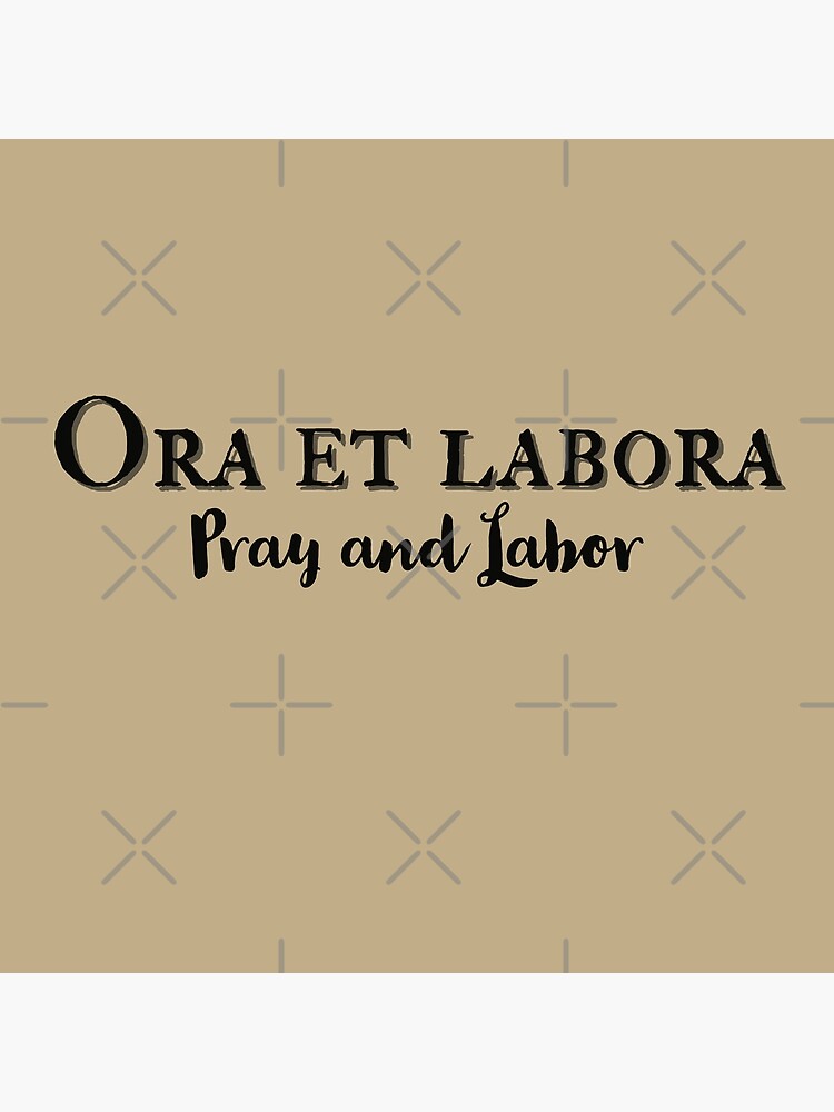 "Latin Dark Academia Motto Pray and Labor, Ora Et Labora" Art Print for Sale by MaryKunzGoldman ...