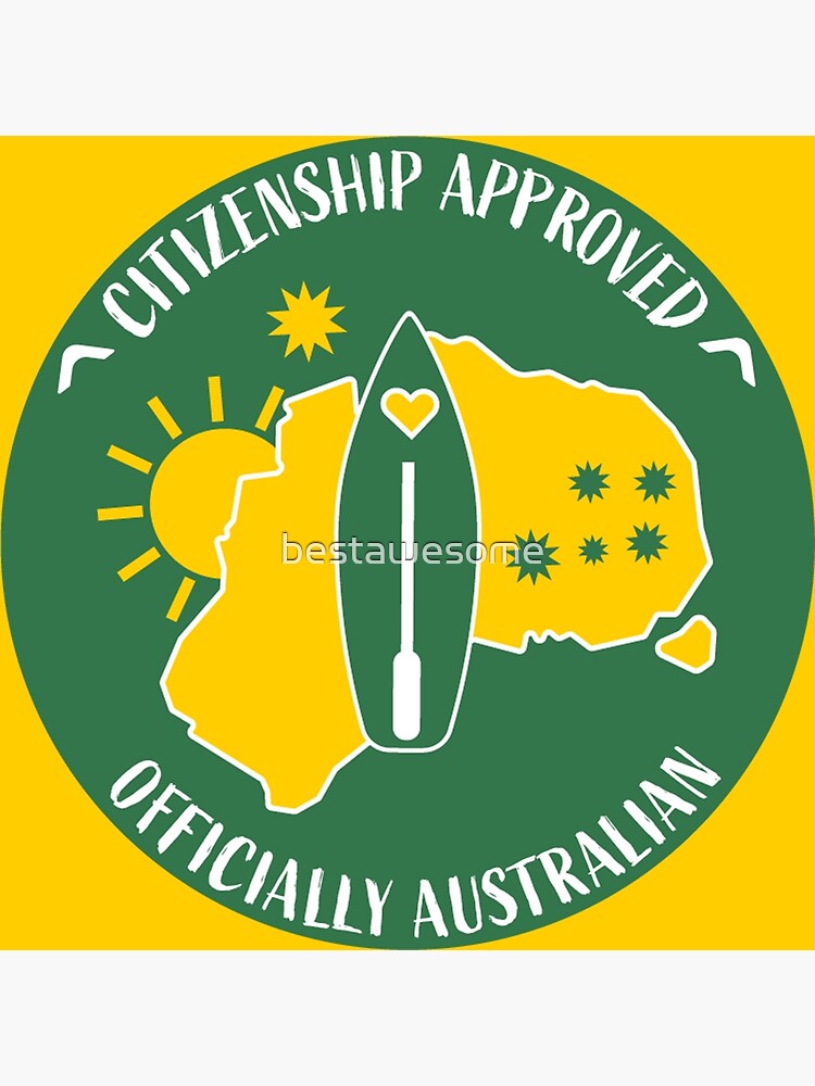 Póster «Los mejores regalos de ciudadanía australiana - Felicitaciones ...