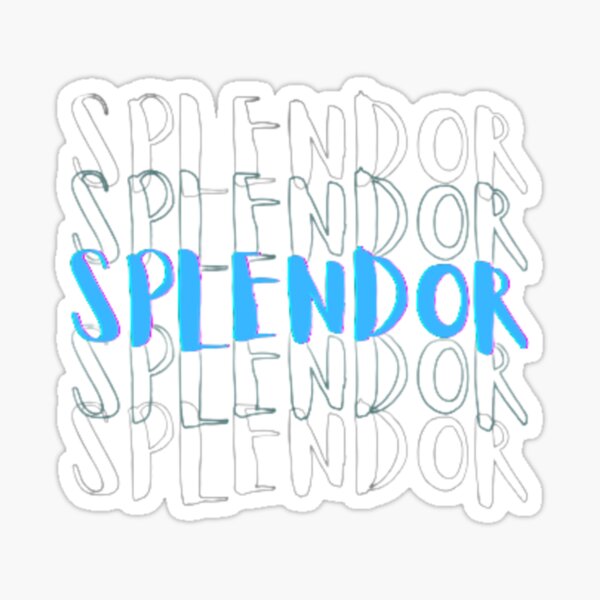 " Splendor " Sticker for Sale by yassooarts | Redbubble