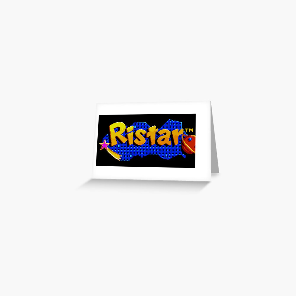 "Ristar Logo" Greeting Card for Sale by CDSmiles | Redbubble