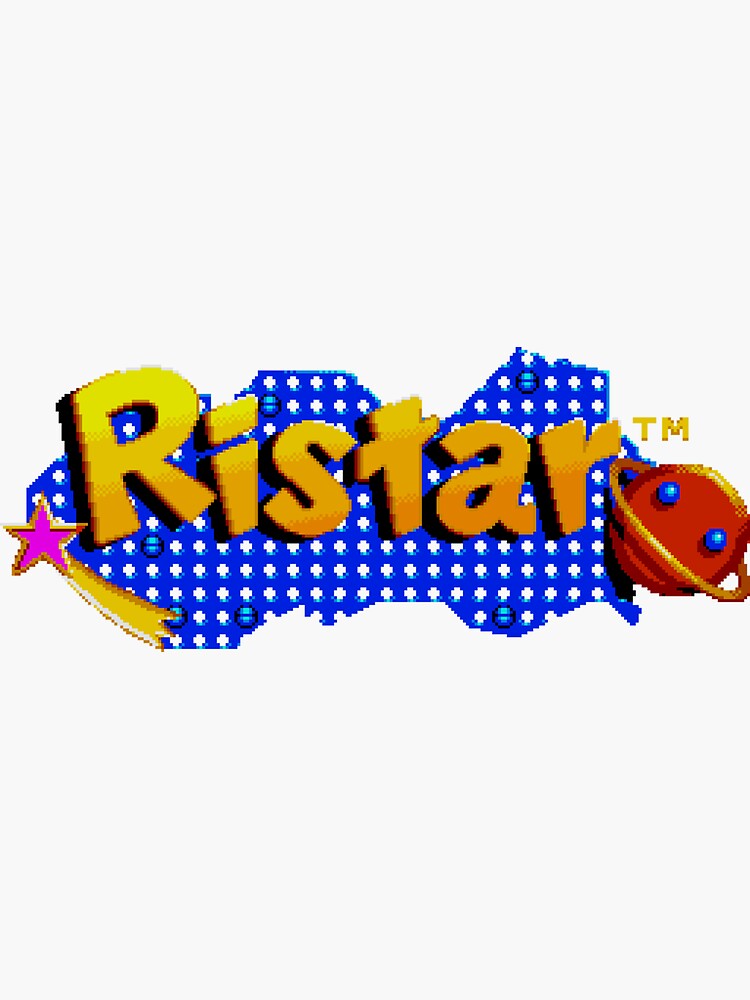 "Ristar Logo" Sticker for Sale by CDSmiles | Redbubble