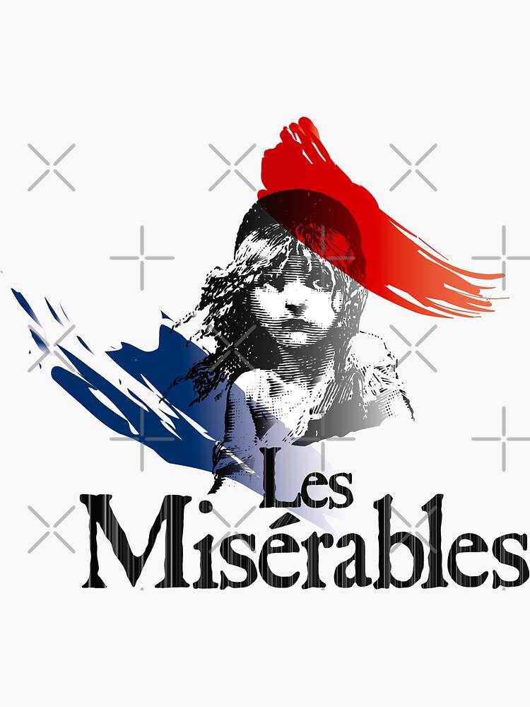 "Les Miserables logo girl" Sticker for Sale by Leyzel | Redbubble