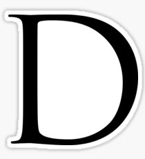 Letter D: Stickers | Redbubble