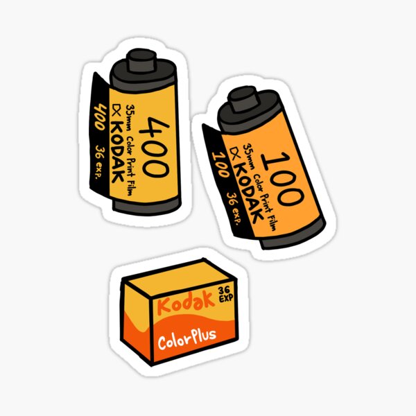 "Kodak Film Sticker Pack" Sticker by cleofrann | Redbubble