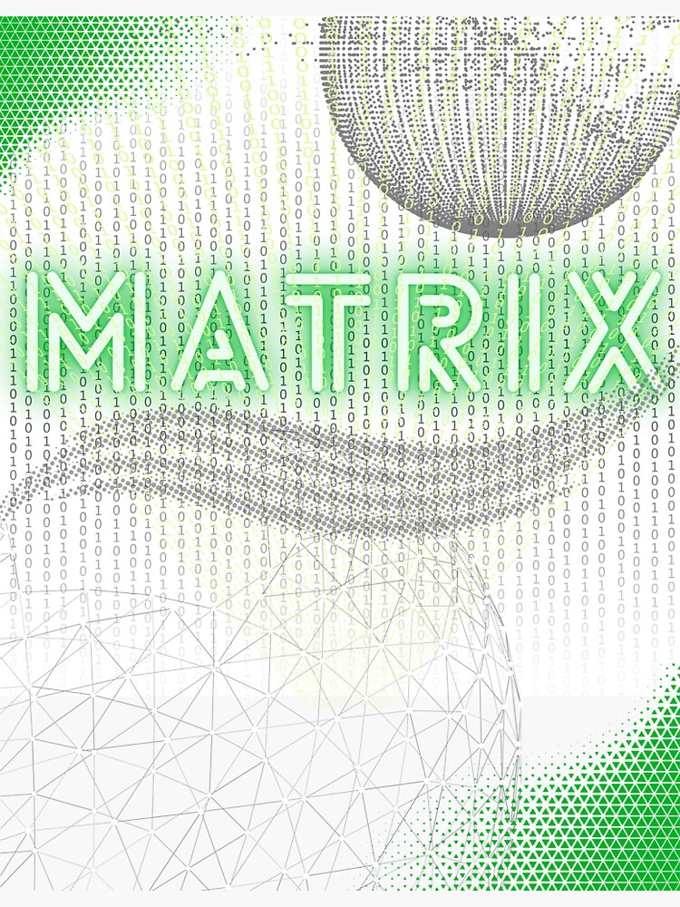 "Matrix feeling" Sticker for Sale by Nova-Hypnosis | Redbubble