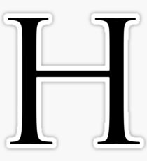 Letter H: Stickers | Redbubble