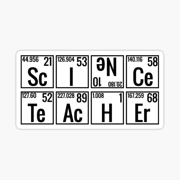 "Science Teacher, Periodic Table of Element Letter, Cool T-Shirt ...
