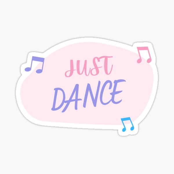 "Just Dance Classic Design" Sticker for Sale by cloudy-mind | Redbubble
