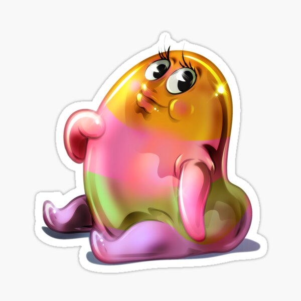 "Carton figure fat " Sticker by Izano | Redbubble
