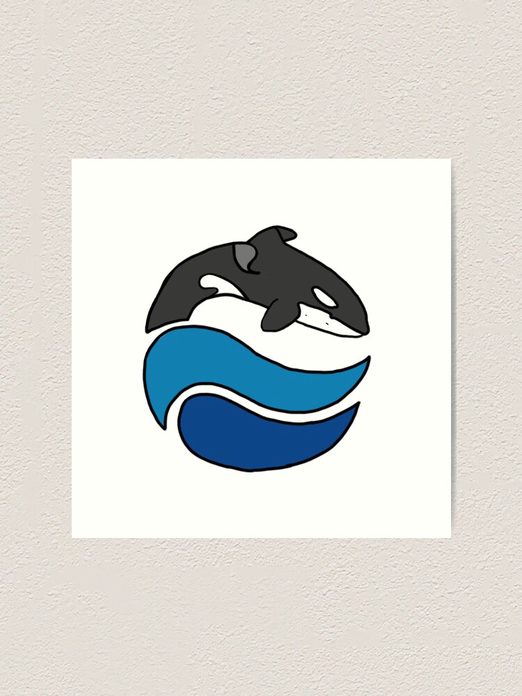 "Kalina Orca Vintage SeaWorld Logo" Art Print for Sale by tidaldreams ...