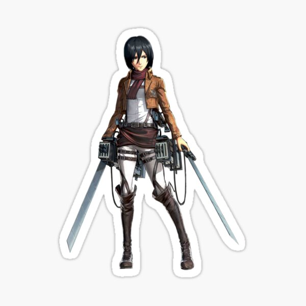 "Mikasa ackerman attack on titan" Sticker for Sale by Cutebll | Redbubble