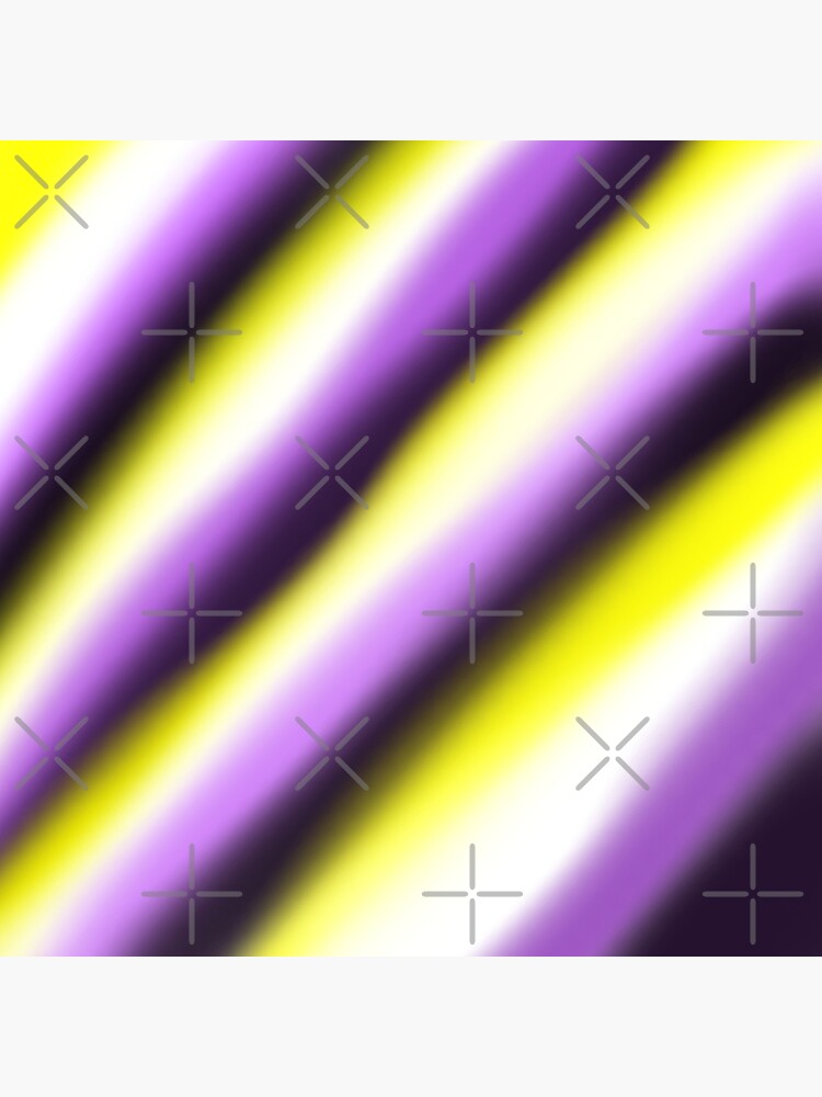 "No gender for me- Non binary flag " Poster for Sale by amiller333 | Redbubble