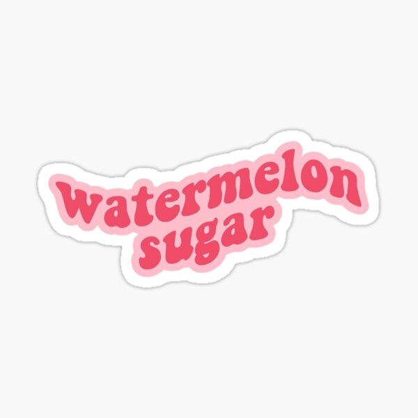 "Watermelon suger" Sticker by 0xonlythebravex | Redbubble