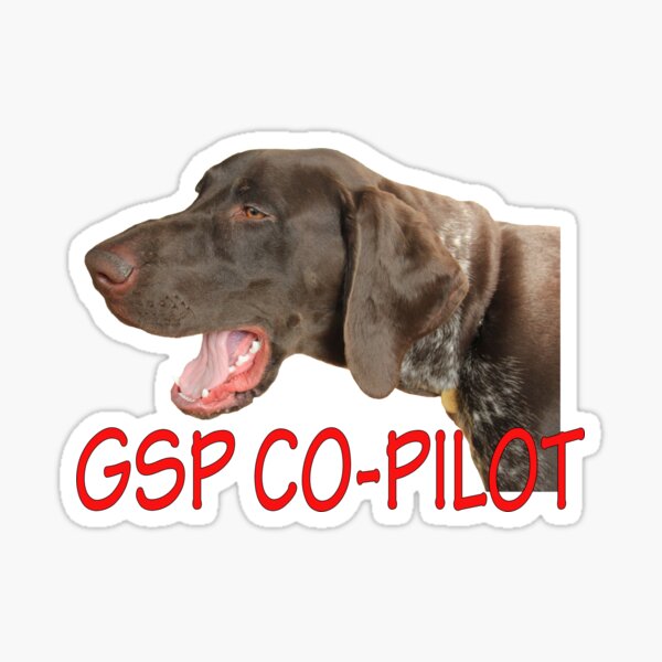"Glossy Grizzly GSP co-pilot car sticker" Sticker for Sale by ...