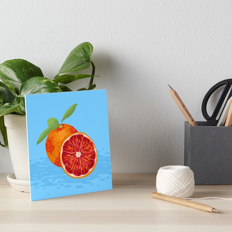 "Blood Oranges" Art Board Print by BroadwayFan23 | Redbubble