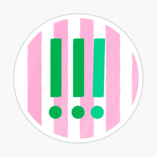 "Exclamation!" Sticker by ConcreteCowgirl | Redbubble