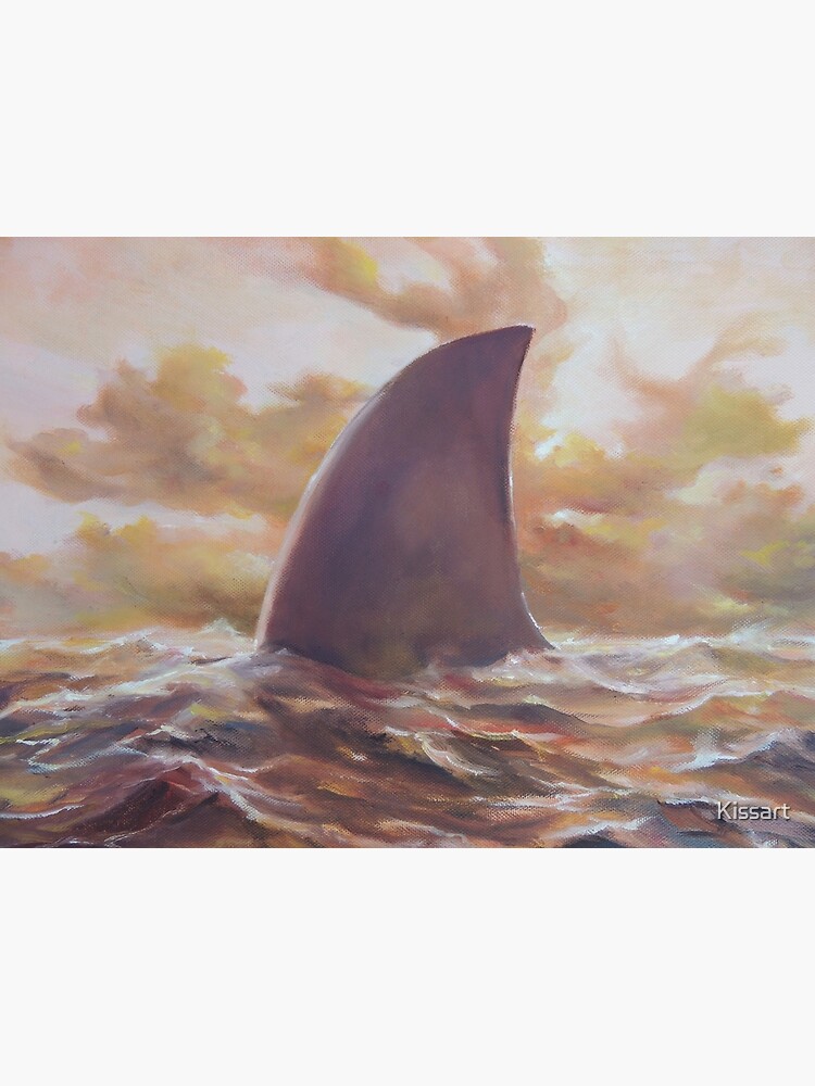 "Shark fin" Poster for Sale by Kissart | Redbubble