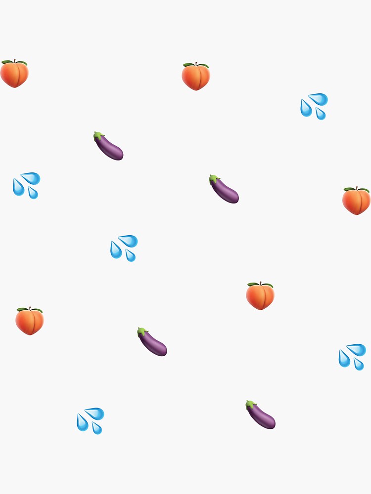 "Hot 'n' Bothered Emoji Sticker Pack " Sticker for Sale by uhhOui ...