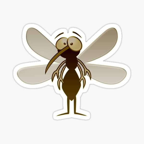 Cartoon Mosquito Stickers | Redbubble